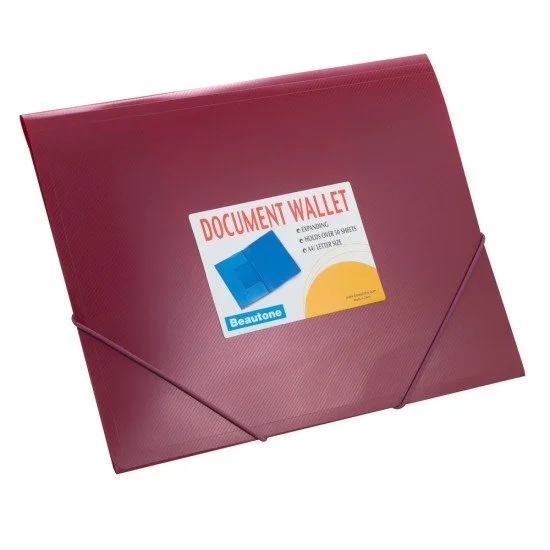 FOLDER BEAUTONE ESPAÑOL CARTA 34550 METALIC ROJO (3X24)
