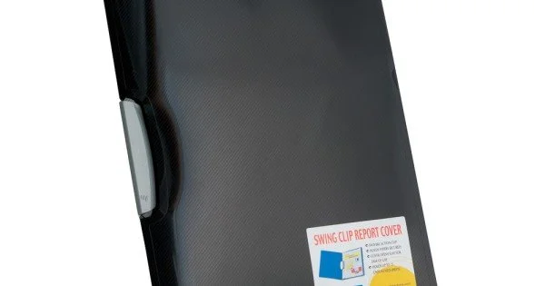 FOLDER BEAUTONE CLIP LATERAL CARTA 45416 METALIC NEG (5X25)