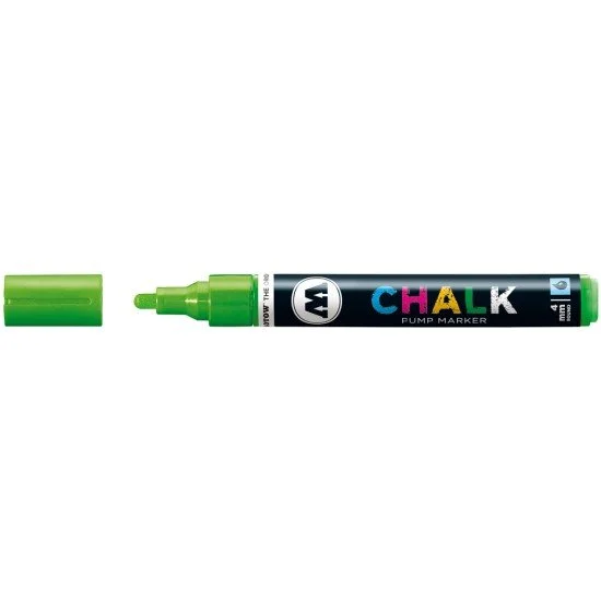 MARCADOR MOLOTOW VIDRIO 4MM 010 NEON GREEN