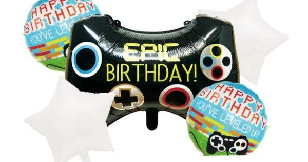 GLOBO FAST EN SET HAPPY BIRTHDAY CONTROL 5PZ (250)