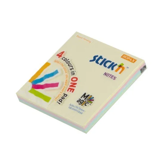 Post it 3x3 Stickn Pastel Notas Adhesivas Colores Suaves
