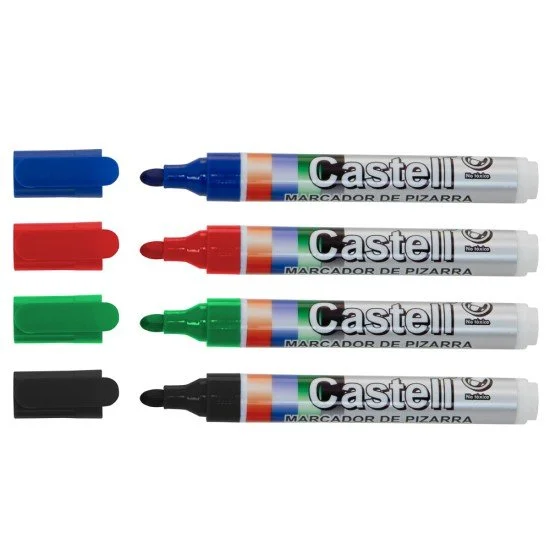 MARCADOR DE PIZARRA CASTELL BX4 COLORES