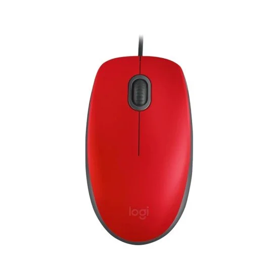 MOUSE LOGITECH M110 SILENT USB RED
